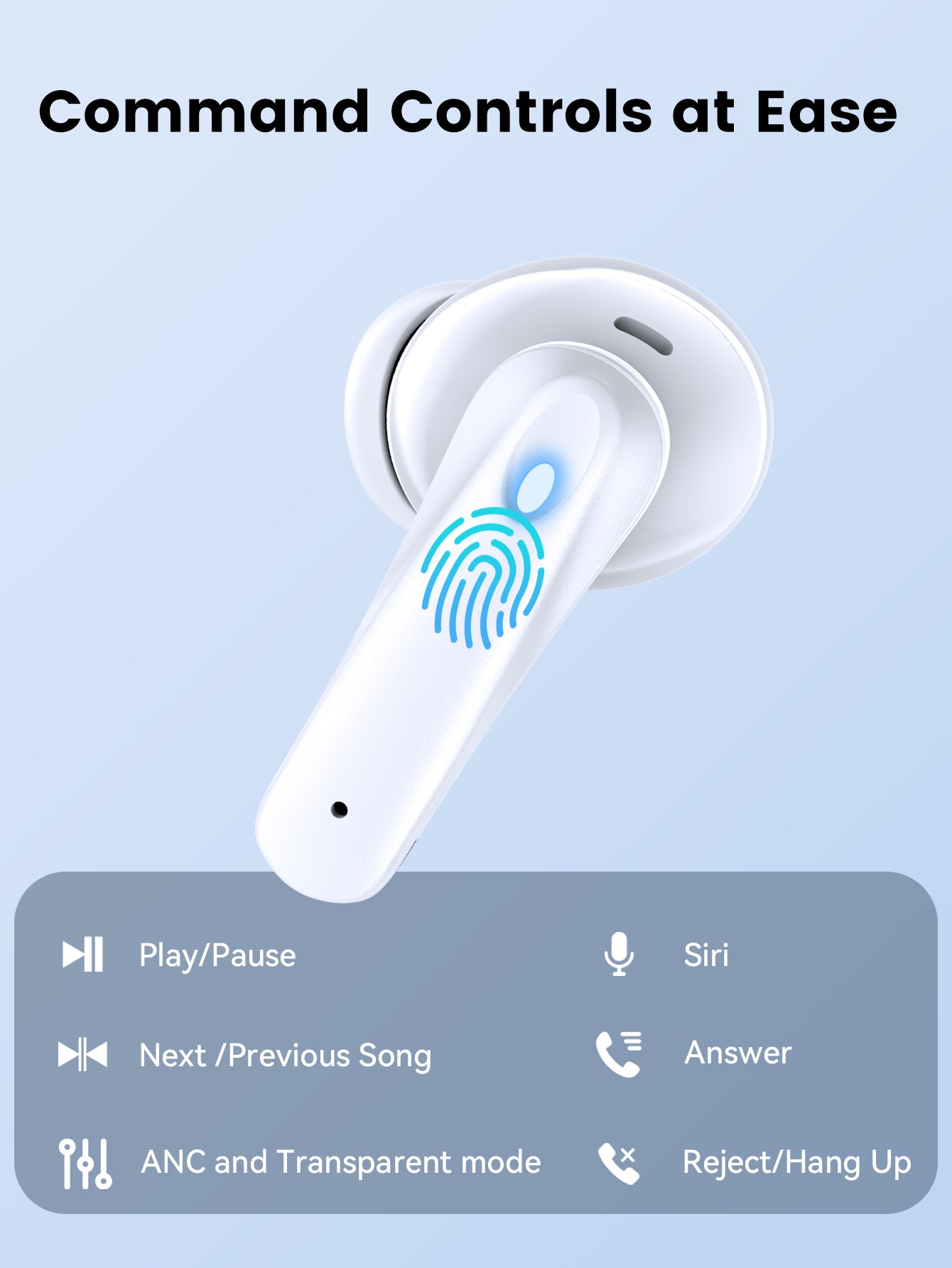 VEAT00L Wireless earbuds, Bluetooth headset 60 hours of battery life w